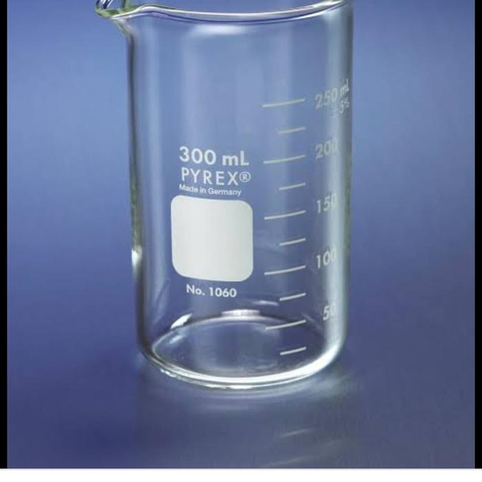 Jual Tall Form Beaker Glass tinggi Gelas Kimia Pyrex 300 mL - Kab ...