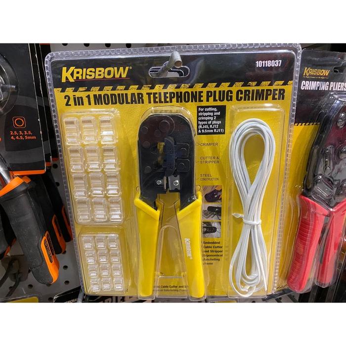 Jual KRISBOW ALAT CRIMPING MODULAR TELEPON 2 IN 1 - Kota Tangerang ...