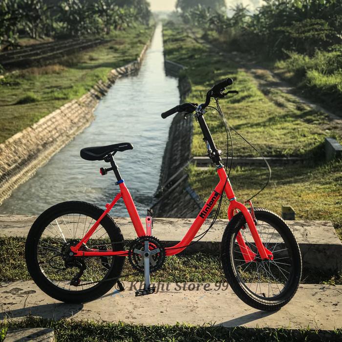 Jual Sepeda Minion bike Minitrek Ukuran 20 Phoenix Warna Orange Stabilo ...