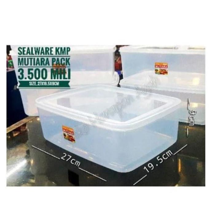 Jual Food Box 3500 ml Plastik / Kotak Makan 3,5L / Tempat Donat / Container - Kota Tangerang ...