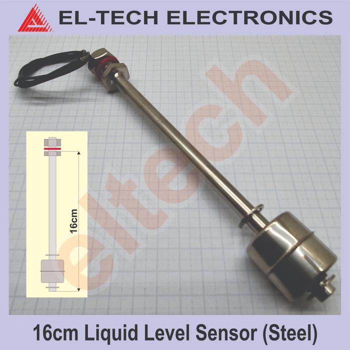 Jual 16cm Stainless Steel Water Liquid Level Sensor Ketinggian Tinggi ...