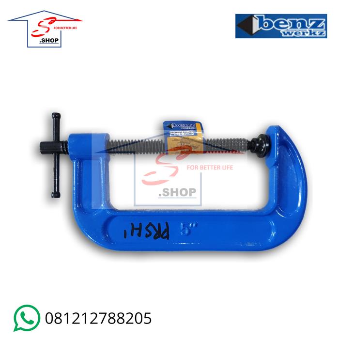 Jual Klem C / Clamp C / Penjepit C 5" / Klem C 5 Inch Benz Werkz - Kota ...