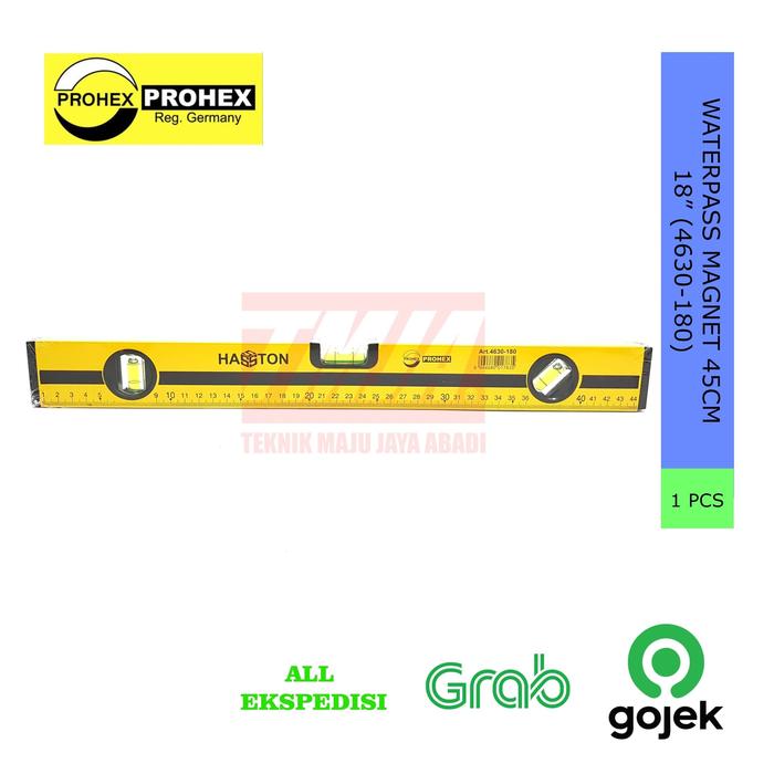 Jual PROHEX HASSTON Waterpass / Waterpas Magnet 18" 45cm 4630-180 ...