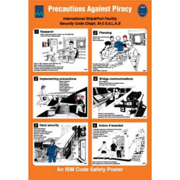 Jual Precautions Against Piracy Poster IMPA 331571 IMO Safety Poster ...