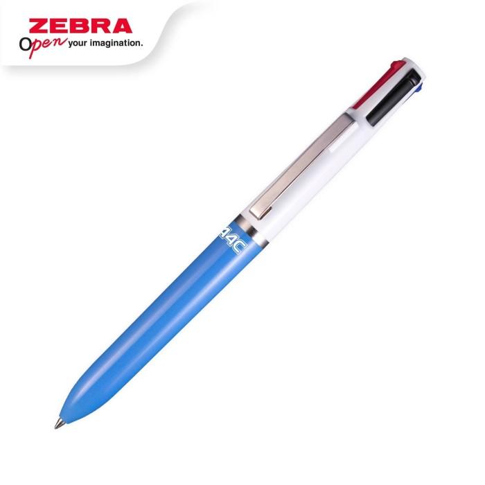 Jual ZEBRA Pen/Pulpen/Bulpen Cetek 4 Warna A-4C - Biru - Jakarta Pusat ...