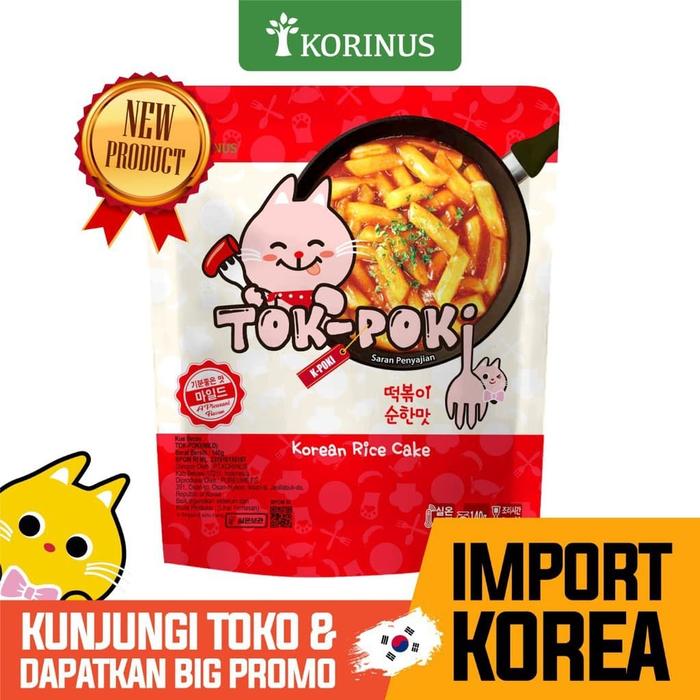 Jual KORINUS - TOK POKI MILD - TOK POKI DENGAN RASA TIDAK PEDAS [150 GR ...