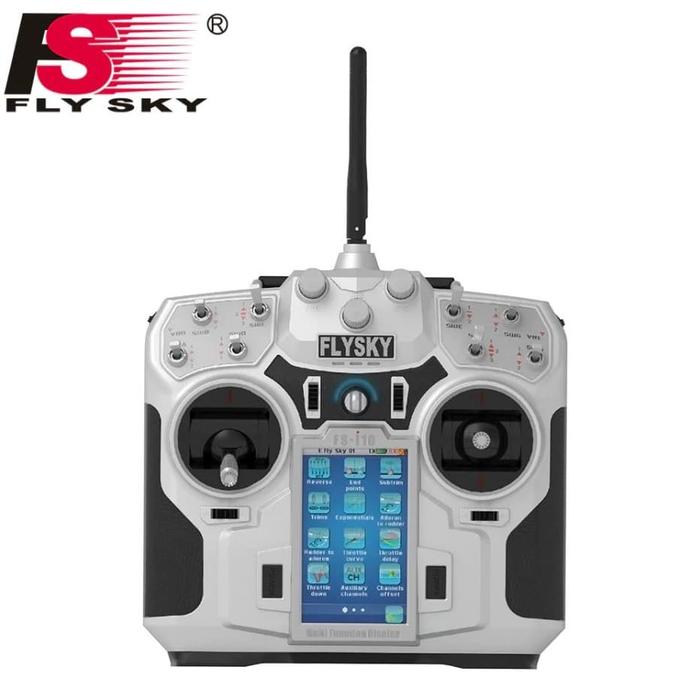Jual FLYSKY FS-I10 10-CHANNEL 2.4GHZ TRANSMITTER MODE 2 + FS-IA10B ...