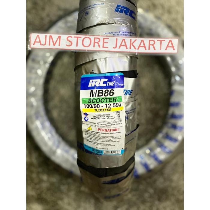 Jual IRC MB86 100/90-12 Tubeless.. Scoopy Ring 12 Dpn.. - Jakarta Utara ...