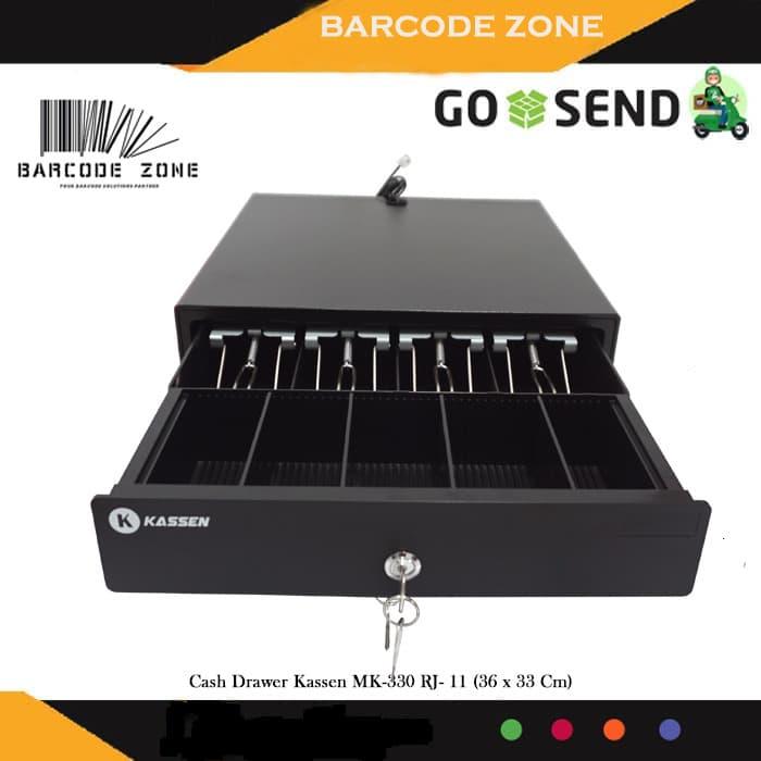 Promo MINI CASH DRAWER / LACI KASIR KASSEN MK-330 (36x33Cm) RJ-11 MINI ...