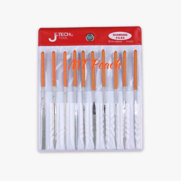 Jual JETECH SET KIKIR DIAMOND MINI DF-10A/DIAMOND MINI FILE SET 150MM ...