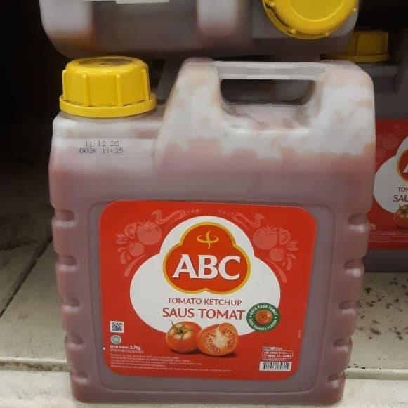 Jual ABC Saos Tomat Jerigen 5,7 Liter-ABC Tomato Ketchup 5700ml-Grosir ...