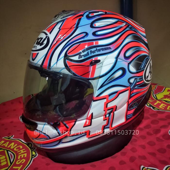Jual Arai RX7 RR5 Noriyuki Haga Rainbow not rx7x shoei hjc agv Corsa ...