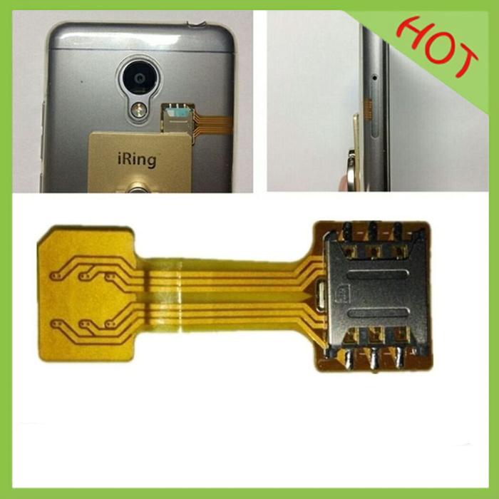 Jual Dual Sim Card Adapter Hybrid Sim Card Extender MicroSD Card ...
