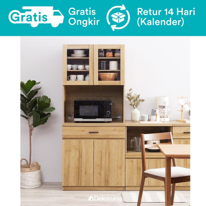 Jual Dekoruma Kiva Kitchen Cupboard - Lemari Kabinet Dapur Minimalis Di ...