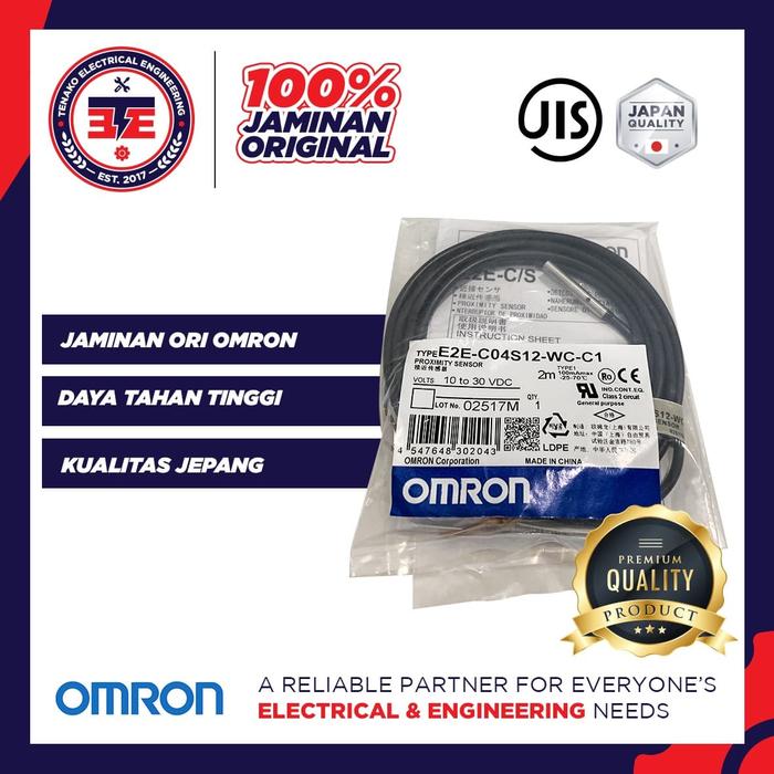 Jual OMRON E2E-C04S12-WC-C1 Proximity Sensor M4 Original Omron - Jakarta Barat - Tenako Electric ...