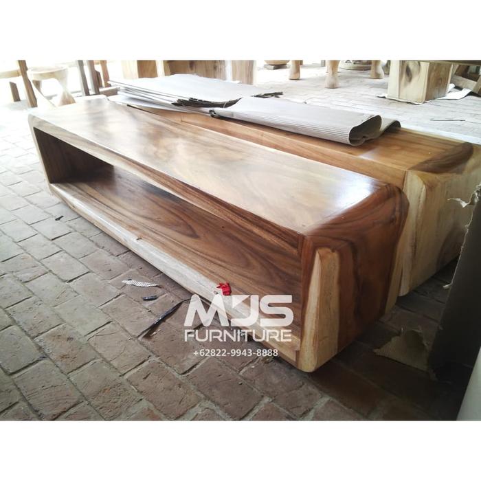 Jual Meja TV Minimalis Kayu Solid Trembesi Hollow Simple - Kab. Jepara ...
