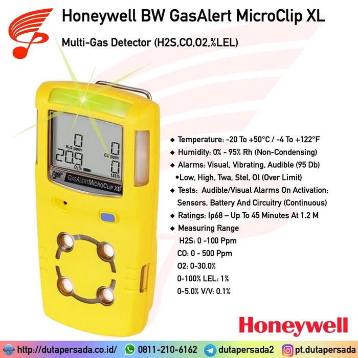 Honeywell BW MicroClip XL Multi-Gas Detector, 58% OFF
