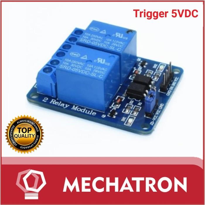 Jual High Quality Relay 2 Channel Ch 5V 220V AC Module optocoupler ...