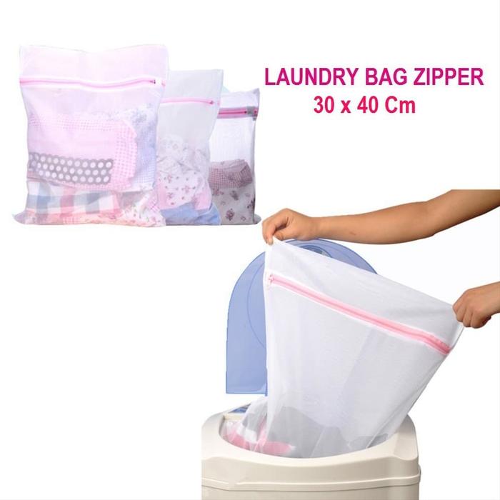Jual Laundry bag jaring dengan resleting / tas jaring - Kota Surabaya ...