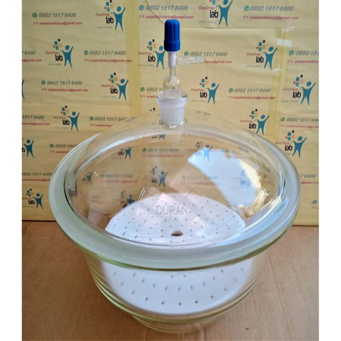 Jual DURAN Desiccator Vacuum dia 300 mm Desikator Vakum 18.5 L ...