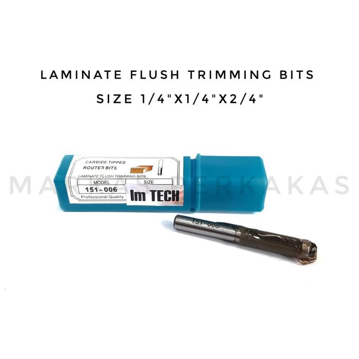 Jual Mata Profil Laminate Flush Trimming Bits 151-006 - Router Bits ...