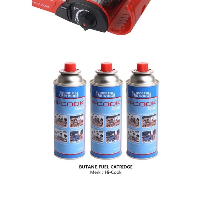 Jual Hi Cook Tabung Gas Butane Catridge Refill Super Cook Kompor ...