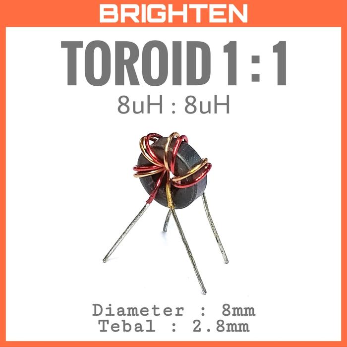 Jual Ferrite Toroid 1 : 1 Balun / Pulse Transformer Ferit - Kota ...