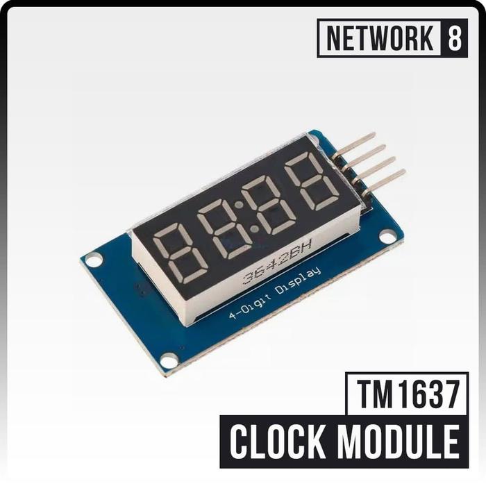 Jual TM1637 4 DIGIT 7 SEGMENT DIGITAL TUBE LED DISPLAY CLOCK MODULE ...