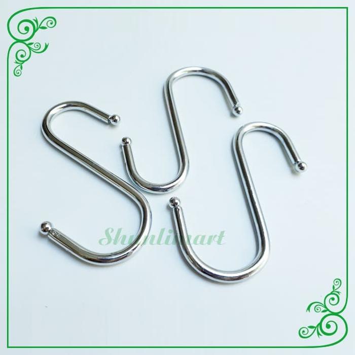 Jual Hook Letter Bentuk Huruf S Besar Gantungan Besi Serbaguna Pengait ...