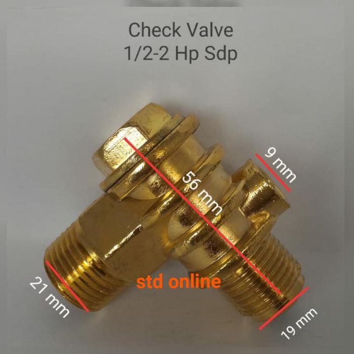 Jual check valve kompresor 1/2hp - 2hp SDP - Kab. Tangerang - STDONLINE ...