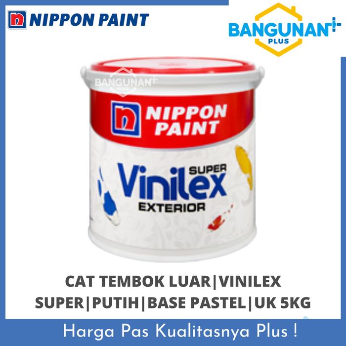 Jual CAT TEMBOK LUAR NIPPON VSUPER PUTIH PASTEL BASE - Putih - Kab ...