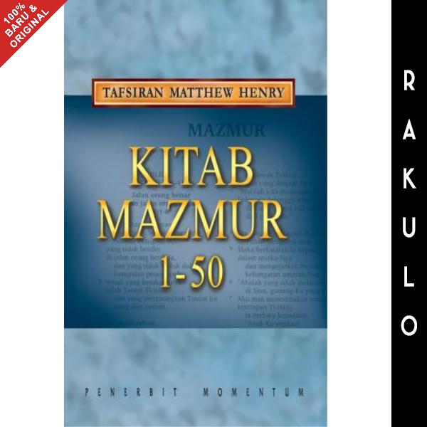 Jual Buku Tafsiran Matthew Henry Kitab Mazmur 1-50 Di Seller Noelle ...