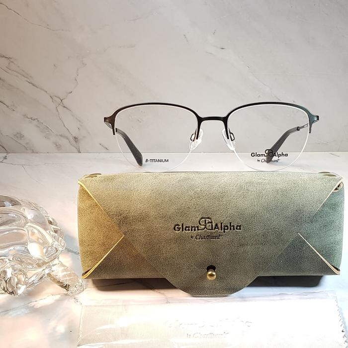 Jual Kacamata UNISEX Original Glam Alpha GA38113 By CHARMANT Beta Titanium - Jakarta Timur ...