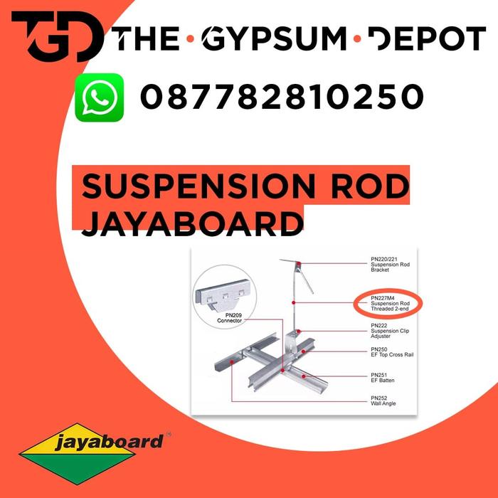 Jual Jayaboard Suspension Rod PN 227M4 2m / Rod Jaya Easy Frame - Kota ...