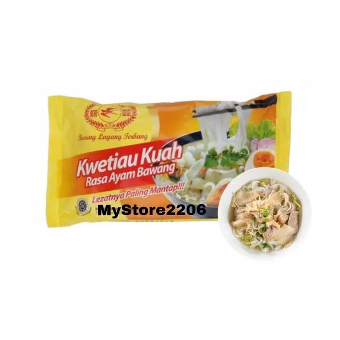 Jual Kwetiau / Kwetiaw Kuah Instant cap Burung Layang Terbang - Jakarta ...