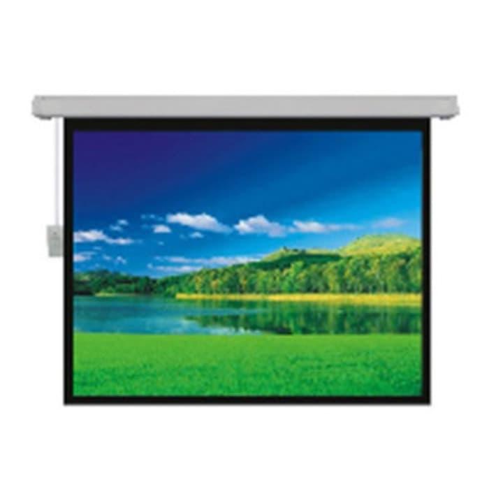 Jual Layar Motorized 70 Inch/Motorized Screen 70 Inci 178x178 Cm/Remot ...