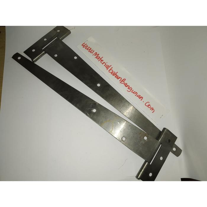 Jual Engsel T Pintu Besar Besi 12 inch Engsel Segitiga Garasi Tebal 30 ...