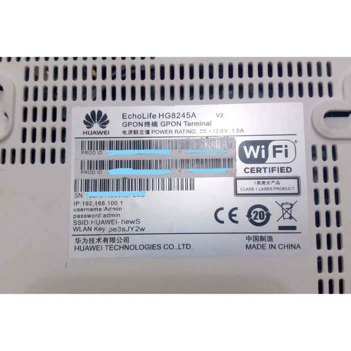 Jual Huawei Echolife Hg8245a Gpon Fiberoptik Modem Di Seller Velvet ...