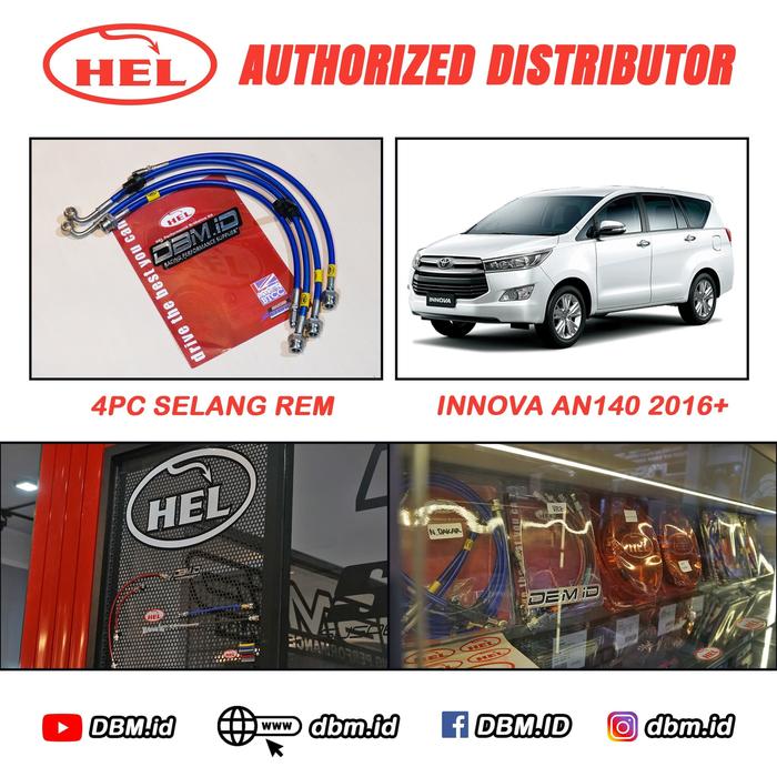 Promo Selang Rem Hel Brake line Hel Toyota Innova 2016 up reborn Cicil ...