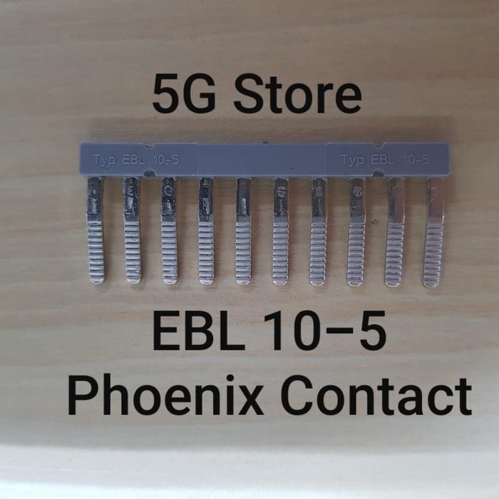Jual EBL 10-5 EBL10-5 Jumper Sisir Terminal Phoenix Contact 23 03 13 2 ...