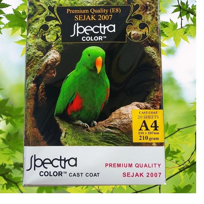 Jual PHOTO PAPER GLOSSY PREMIUM 210 GRM SPECTRA / KERTAS PHOTO SPECTRA ...