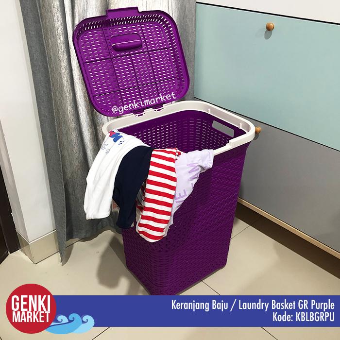 Promo Keranjang Baju / Laundry Basket GR - Purple - Kota Tangerang ...