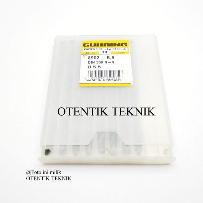 Jual GUHRING MATABOR BESI 5.5MM POWERLINE - MATA BOR HSS 5.5 MM GERMANY ...