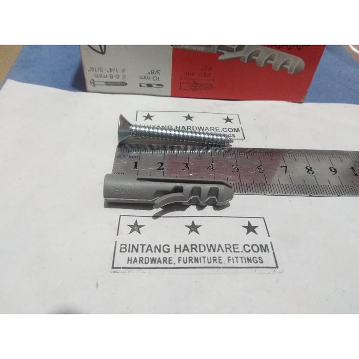 Jual Viser S10 Set Skrup Fiser dan Sekrup Penguat Pada Dinding Tembok ...