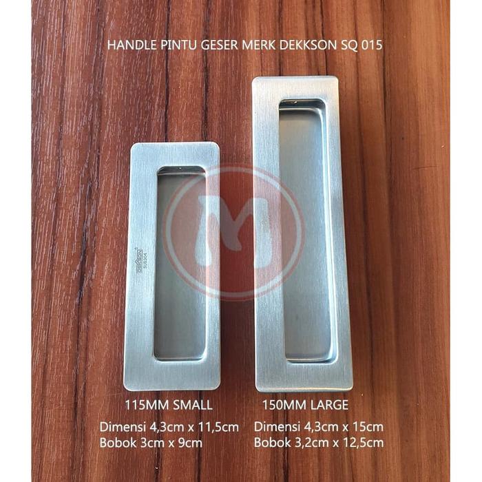 Jual PULL PLATE DEKKSON PP 015 SQ 150MM SSS Handle Tanam Pintu Sliding ...
