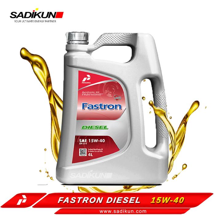 Jual FASTRON DIESEL 15W-40 API CI-4 (LAM) 4Ltr - Jakarta Utara ...