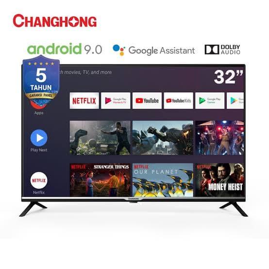 Jual Changhong Google Certified Android Smart TV 32 inch L32H4 - Kab ...