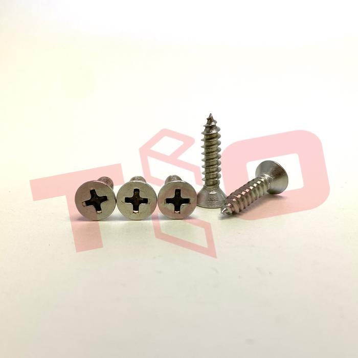Jual Skrup FAB 8 x 3/4 inch Stainless / 8 x 19mm SS / tapping / kepala ...