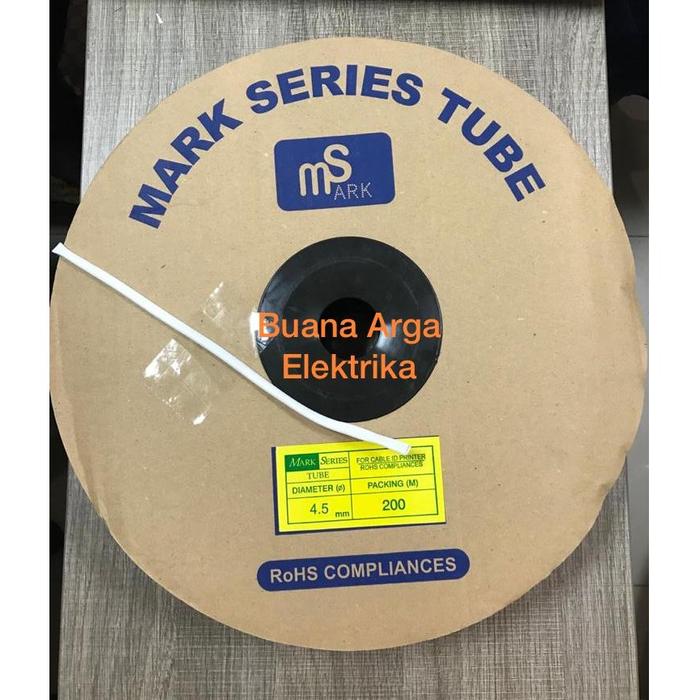 Jual Marking tube MARK SERIES 4.5 Untuk Kabel 4mm @200mtr - Putih ...