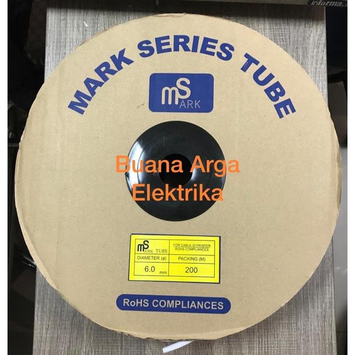 Promo Marking tube MARK SERIES 6.0 Untuk Kabel 10mm @200mtr - Putih ...